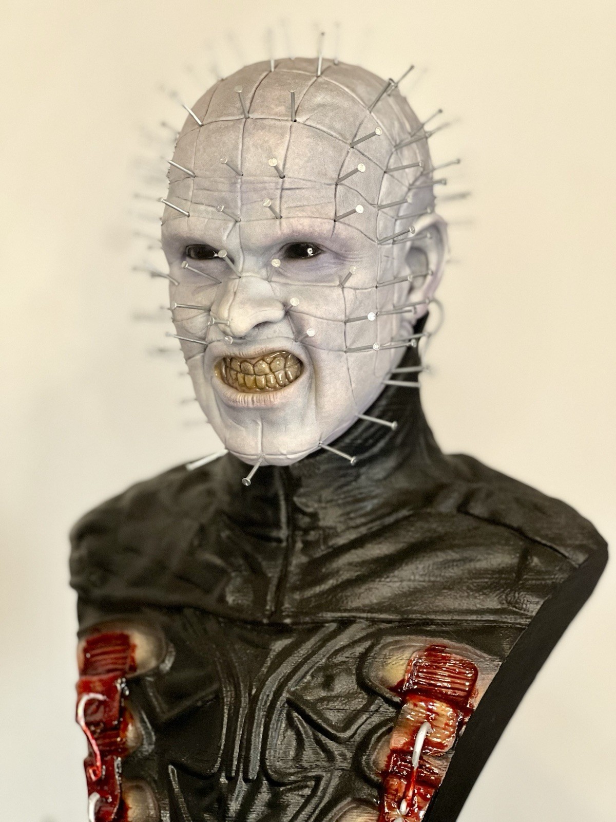 Hellraiser Cenobite Pinhead Horror Bust Statue prop figure 1:2 scale | eBay