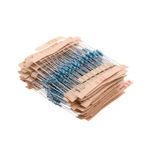 560 Pcs Metal Film Resistor Pack Resistors Assortment Electronic Com ...