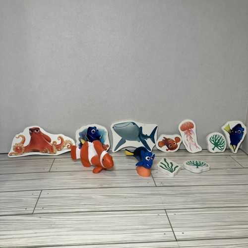 Finding Nemo Lot Of 11 Foam Cutouts & Dory& Clown Fish Figure | eBay