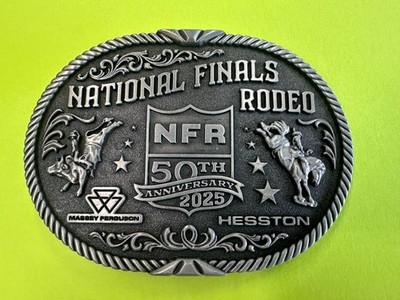2025 Hesston NFR Rodeo Belt Buckle (Adult size) | eBay