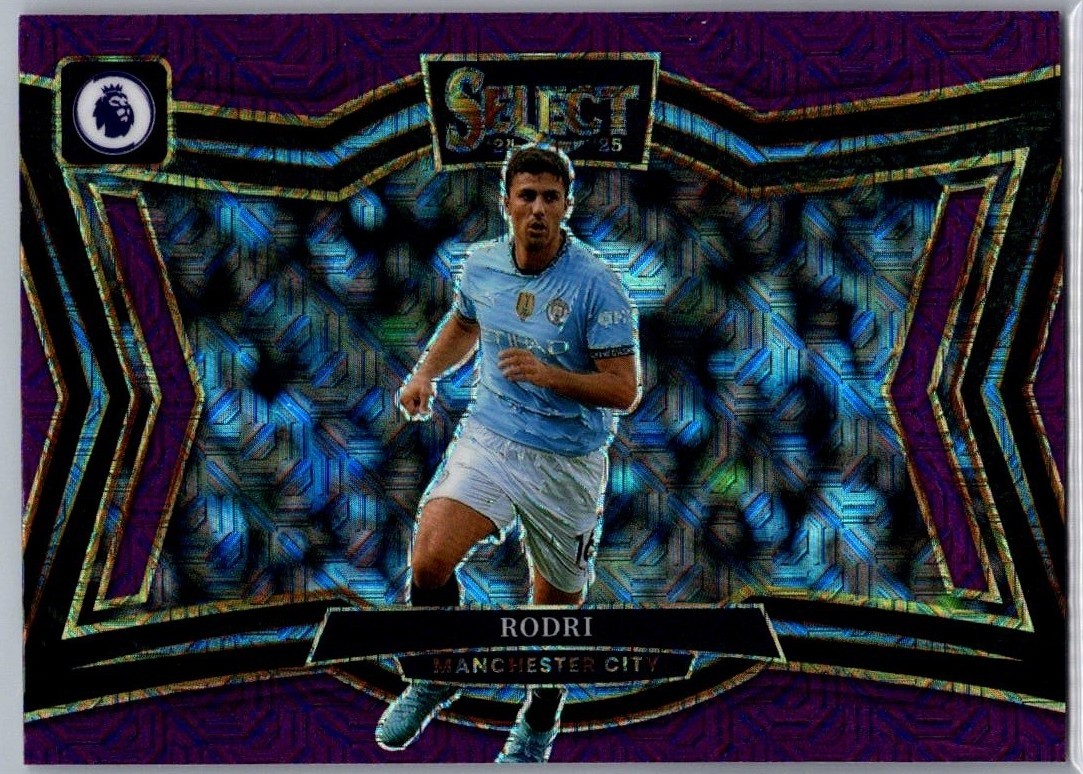 2024-25 Panini Select Premier League - Field Level Rodri #223 Purple ...