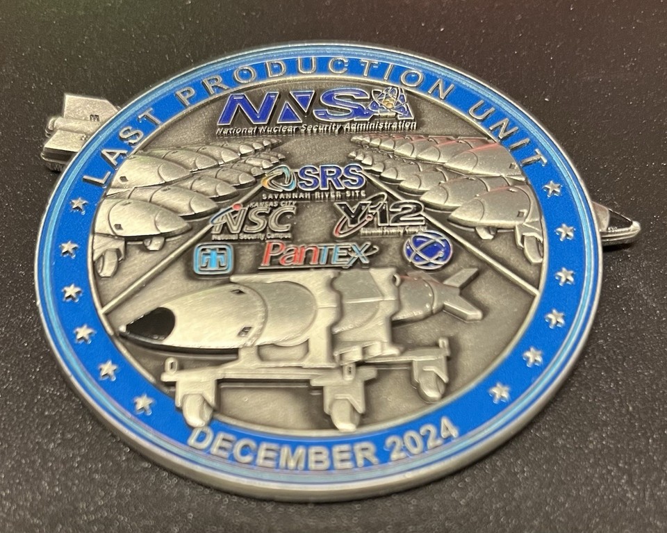 B61-12 Challenge Coin LPU 2024 KCNSC Pantex Sandia LANL NMO | eBay