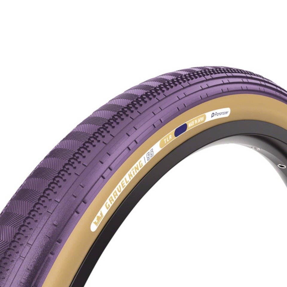 Limited Panaracer Gravel King SS 700 TLR Bike Brownwall Tire Purple or ...