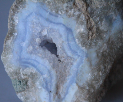 Blue Lace Malawi Agate Chalcedony Quartz Crystal Rough Display Specimen ...