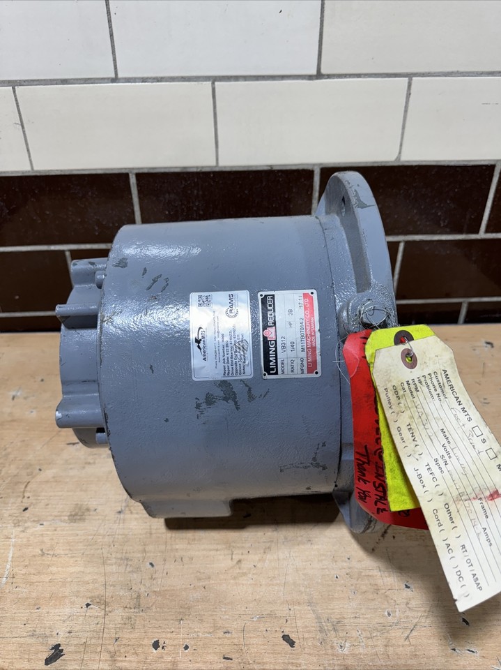 Liming VB312 Helical Gear Reducer w/IEC Adaptor Vertical Type Ratio 40: ...