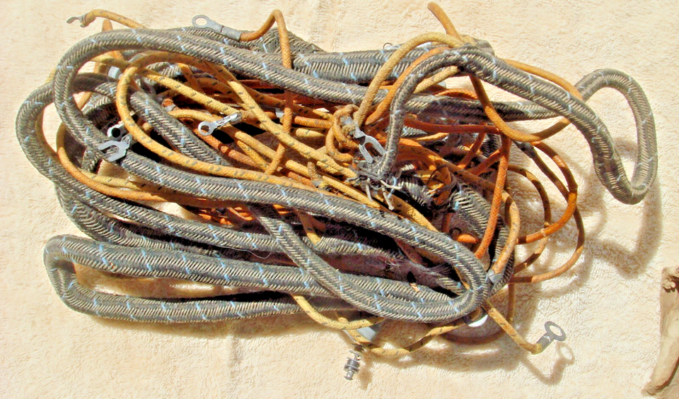 1930s 1940s Cloth Wiring Harness Vintage Looks Like Dashboard Wiring ...