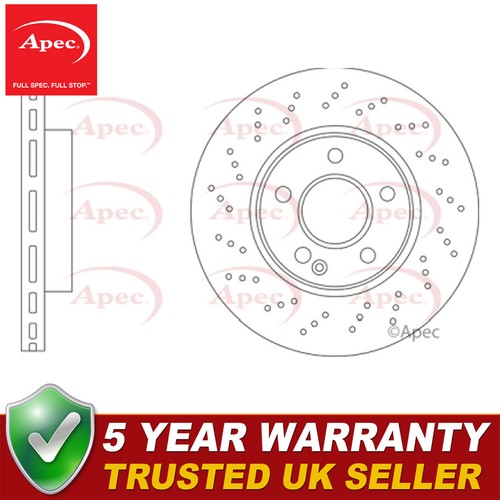Apec Front Brake Disc Fits Mercedes A-Class B-Class GLA CLA 2464212512 ...