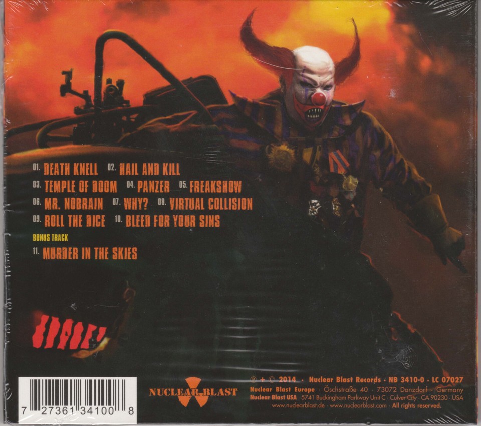 Panzer 2014 CD - Send Them All To Hell +1 (Ltd. Digi.) Destruction ...