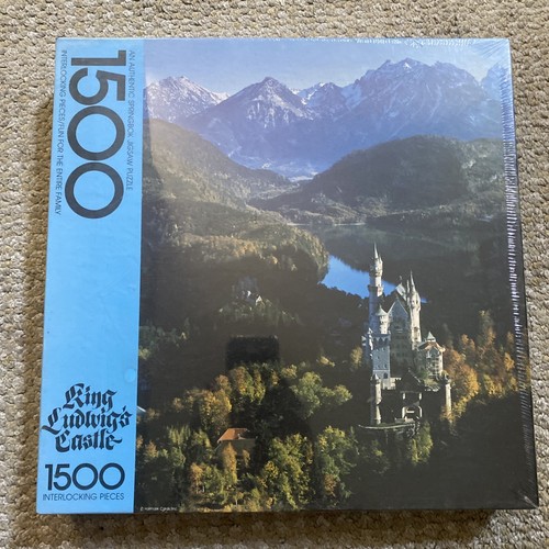 King Ludwig's Castle 1500 Piece Jigsaw Puzzle By Springbok New ...
