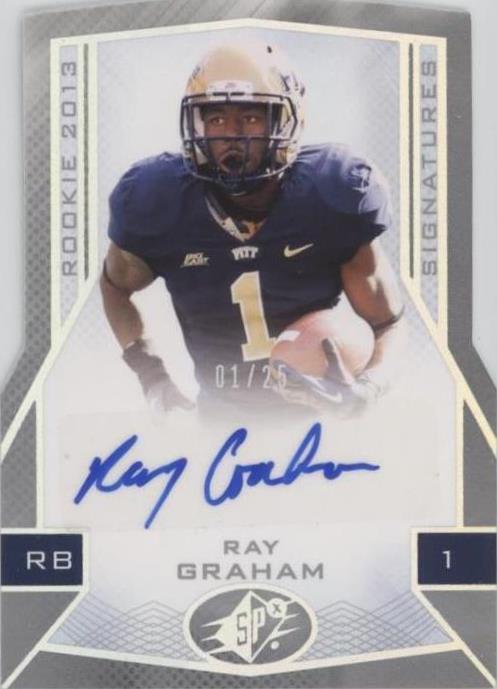 2013 SPx - Rookie Signatures Ray Graham #126 Die-Cut Autographs /25 (AU ...