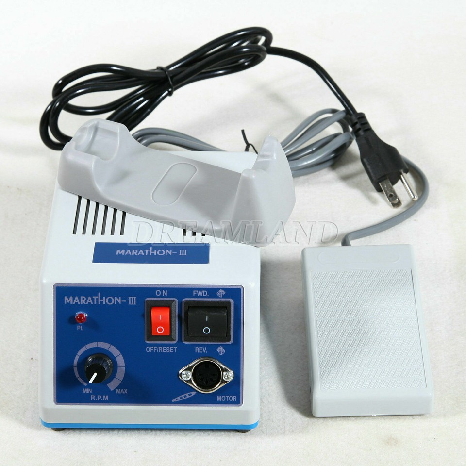 Dental Lab Marathon Electric Micromotor N3 + Straight Nose Cone ...