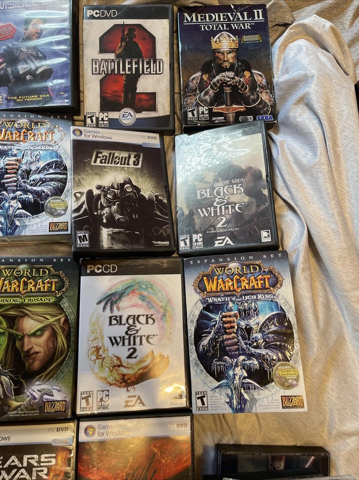 PC Video Game PC DVD Games For Windows Lot 38 Game In Excellent ...