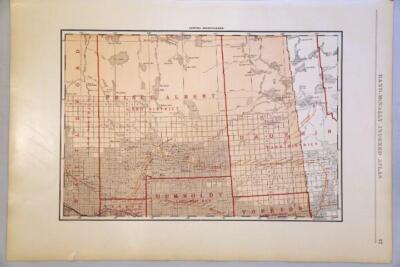 1900-Now - Map Of Saskatchewan
