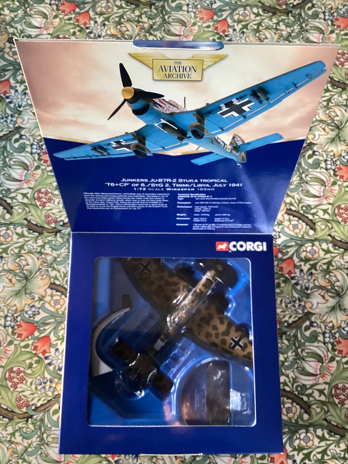 CORGI 1/72 AA32502 JUNKERS JU 87R-2 TROPICAL STUKA STG 2 TMIMI/LIBYA ...