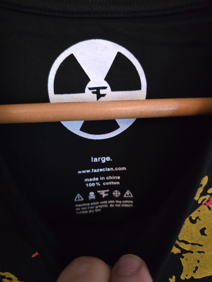 FaZe Clan Nuke Squad Skeleton Black Brand new with tags gaming size ...