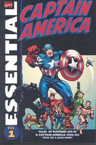 Essential Captain America, Vol. 1 (Marvel Essentials) - Paperback ...