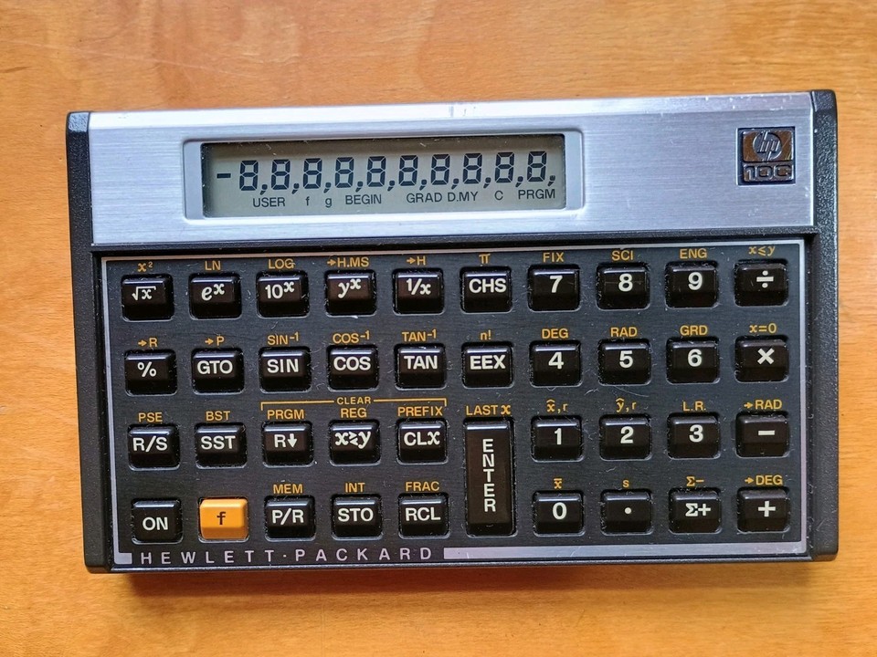 Hewlett-Packard HP 10c RPN Scientific Calculator, w/Batteries & Case | eBay