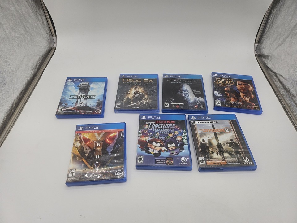 Ps4 Video Game Bundle Lot Of 7 Games & 8 Game Cases Only Read & Look At ...