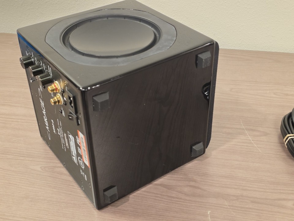 Mirage MM-6 Compact Powered Subwoofer (Black Gloss) | eBay