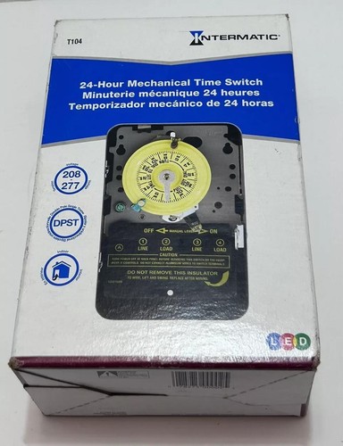 Intermatic T104R 40A 24-Hour Mechanical Time Switch - Gray | eBay