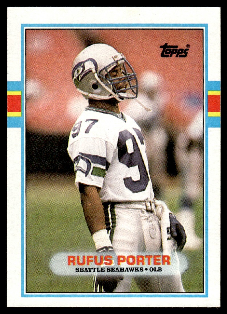 1989 Topps Rufus Porter Seattle Seahawks #184 | eBay