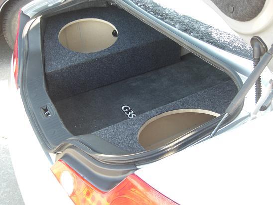 For Infiniti G35 Coupe - Custom Sub Box Subwoofer Speaker Enclosure | eBay