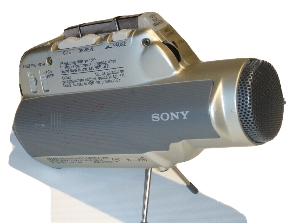 Sony Mic n Micro M-100MC Handheld Cassette Voice Recorder 27242528079| eBay