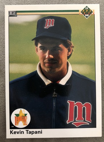 1990 Upper Deck Kevin Tapani Baseball Card #87 Twins Rookie RC High ...