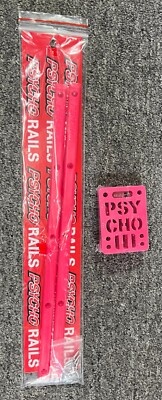 VISION PSYCHO RAILS AND PSYCHO RISERS COMBO - SKATEBOARD RAILS AND RISERS - PINK | eBay