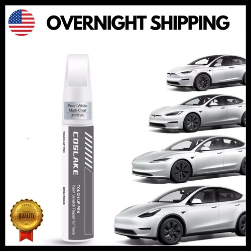 Car Touch Up Paint Deep Pearl White for Tesla Model Y/3/S/X Scratch ...