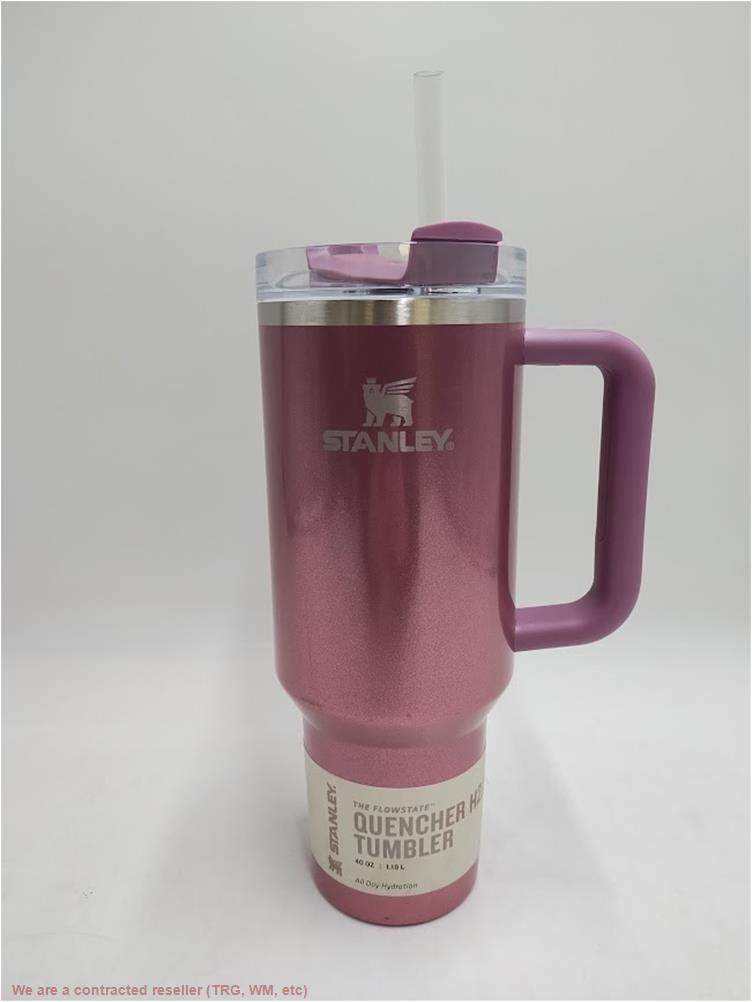 Stanley 40 oz Stainless Steel H2.0 Tumbler - Mauve Shimmer SEE DETAILS