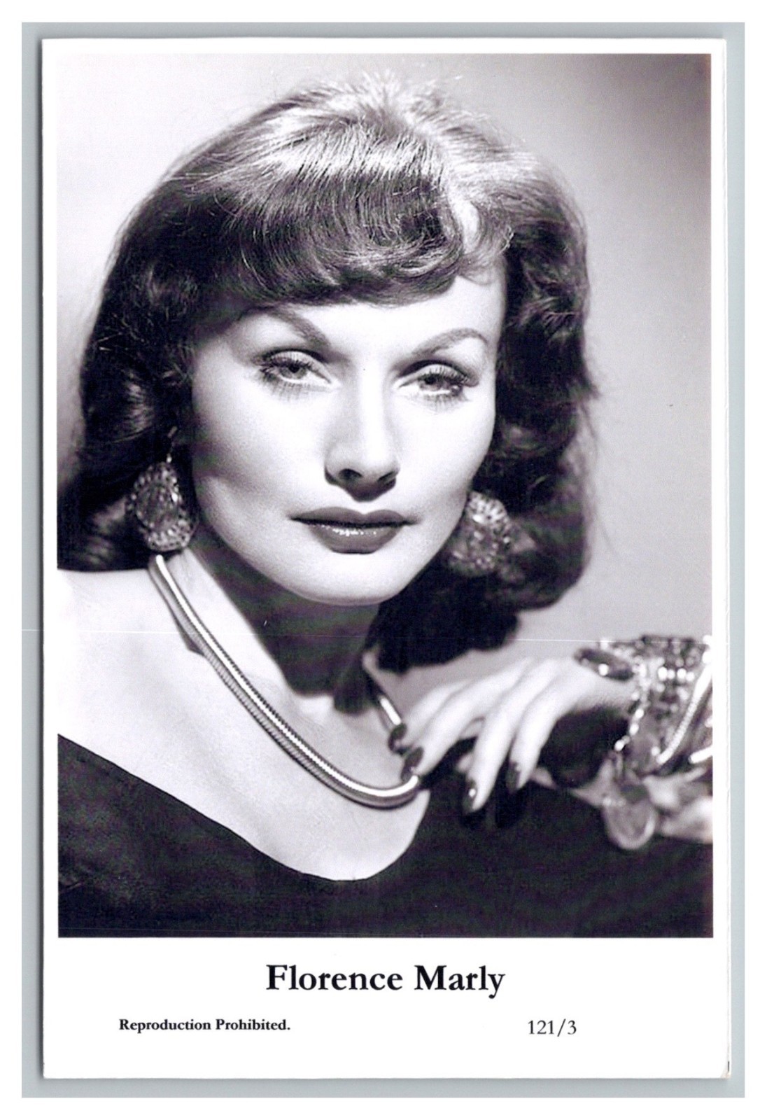 Florence Marly (C) Swiftsure Postcard year 2000 modern print 121/3 ...