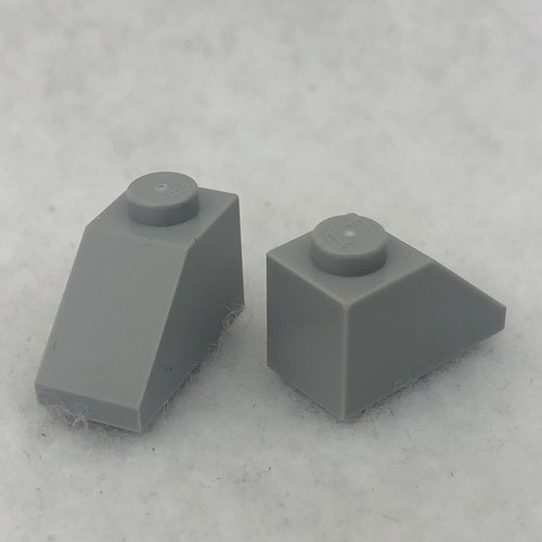 LEGO 3040 Light Bluish Gray Slope 45 2 x 1 (x2) | eBay