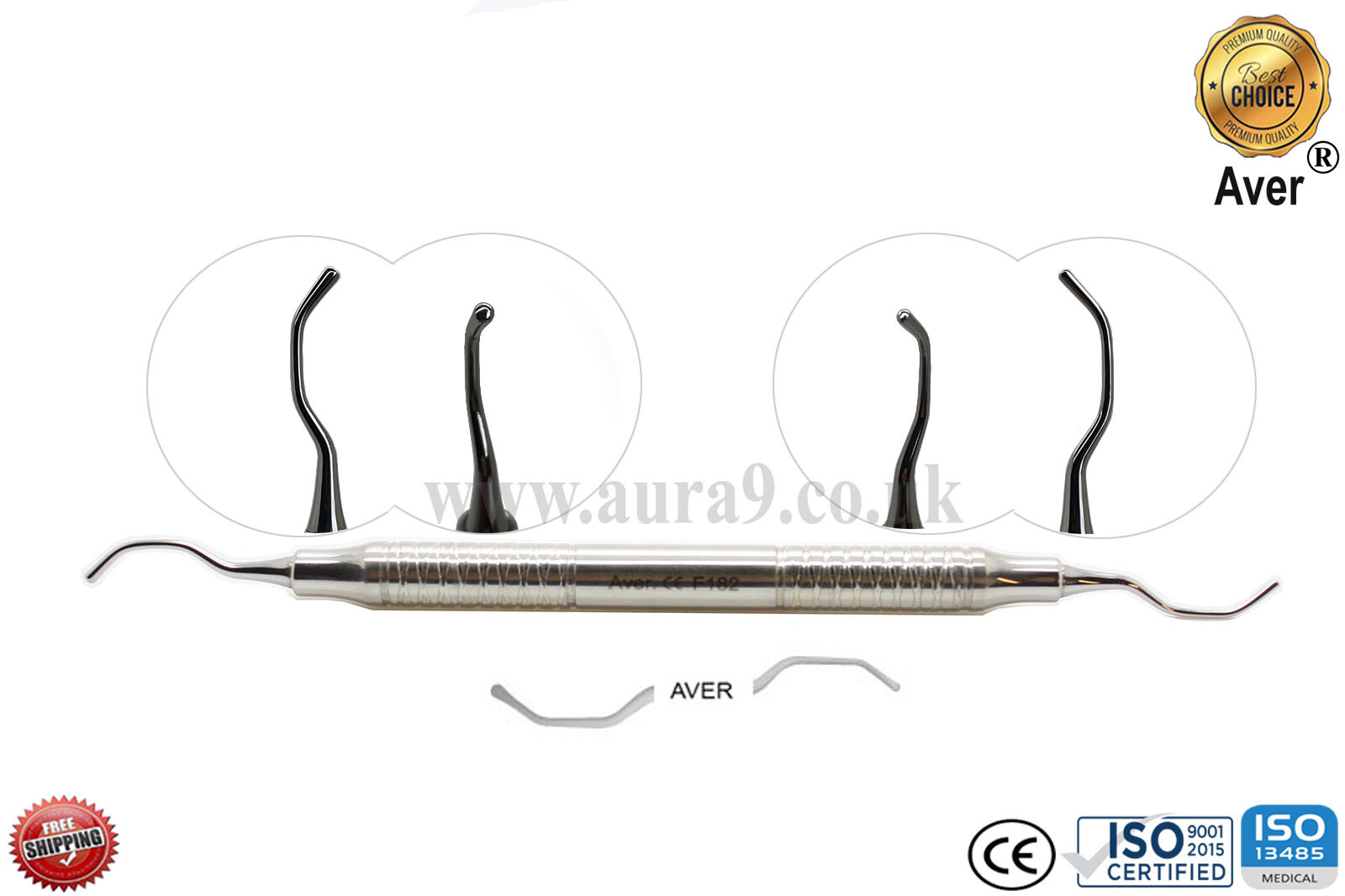 Dental Filling Instrument No.182 Composite Plastic Restorative Plugger ...