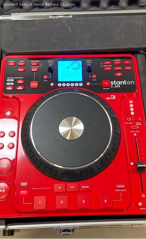 Stanton CD Turntables C.324 And Stanton mixer M.212 With Coffin Case | eBay