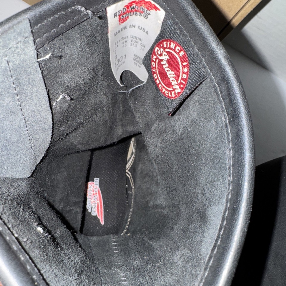 RED WING INDIAN MOTORCYCLES WOMENS SIZE 7 CONNELY 4301 BOOTS 286441307 ...