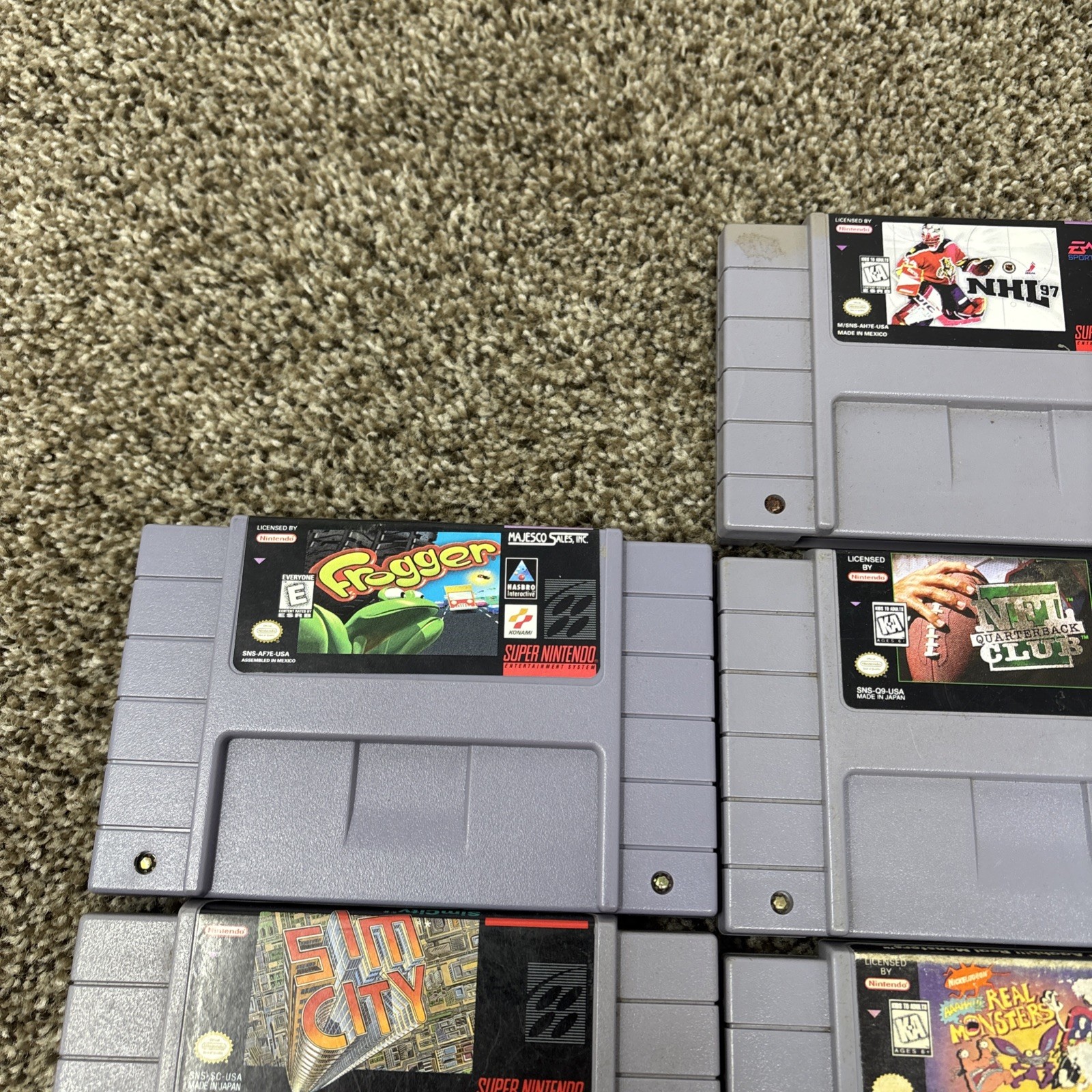 Super Nintendo SNES Game Lot Tested Lot Of 10 Classic Retro Games | eBay