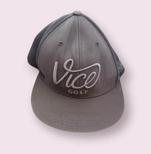 VICE GOLF Gray Logo Baseball Hat Cap Adjustable | eBay