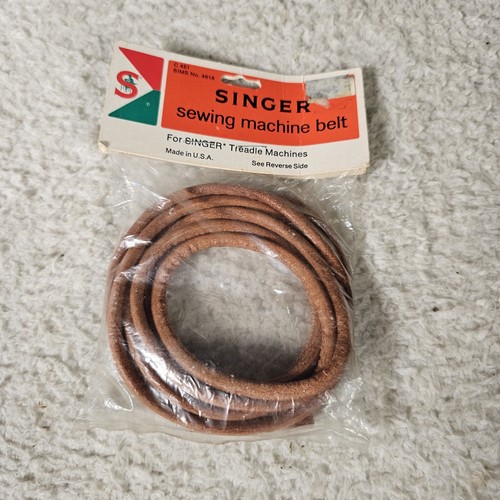 Vintage Singer Treadle Sewing Machine Leather Belt #4618 NOS | eBay