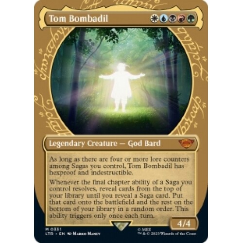 TOM BOMBADIL (SHOWCASE)(331) The Lord Of The Rings Magic MTG MINT CARD ...