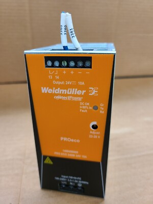 Weidmuller ConnectPower 240W 24V 10A Power Supply Pro Eco 1469490000 ...