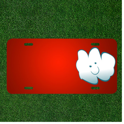 Custom Personalized License Plate With Add Names To Cloud Nature Vector ...