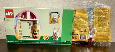 EASTER LEGOS 40682 Spring Garden House & 30668 Easter Bunny | eBay