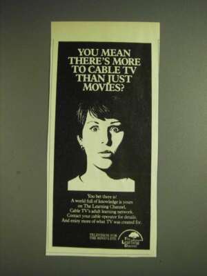 1984 TLC The Learning Channel TV Network Ad - You mean there's more to ...