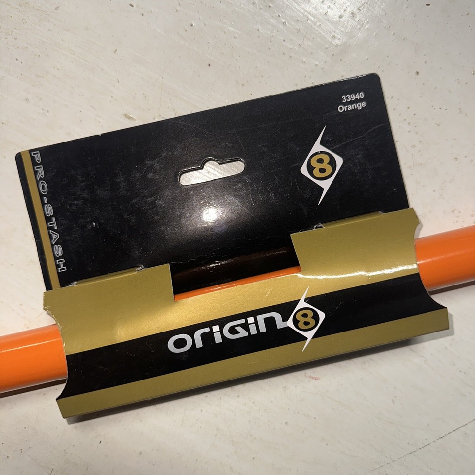 Origin8 Pro-Stash Handlebar Orange Flat Bar Alloy 480 mm 25.4 Diameter ...