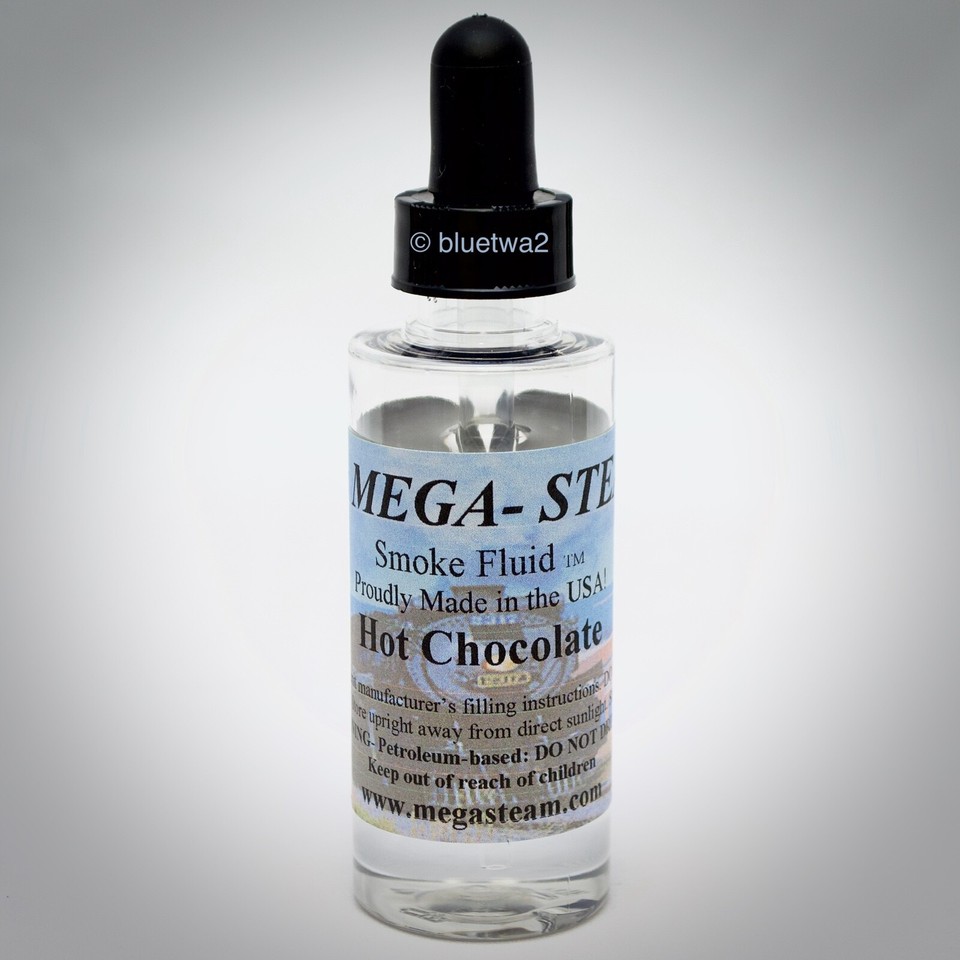 MEGA-STEAM HOT CHOCOLATE Smoke Unit Fluid For MTH O G HO N Diesel Steam ...