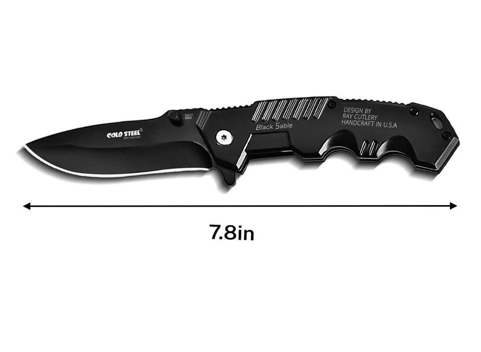 Spring Pocket Knife Tactical Open Folding Claw assisted blade fiber ...