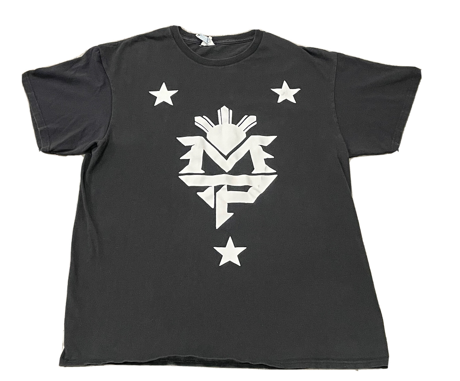 Manny Pacquaio early 2000s MP logo t shirt size large - Gem