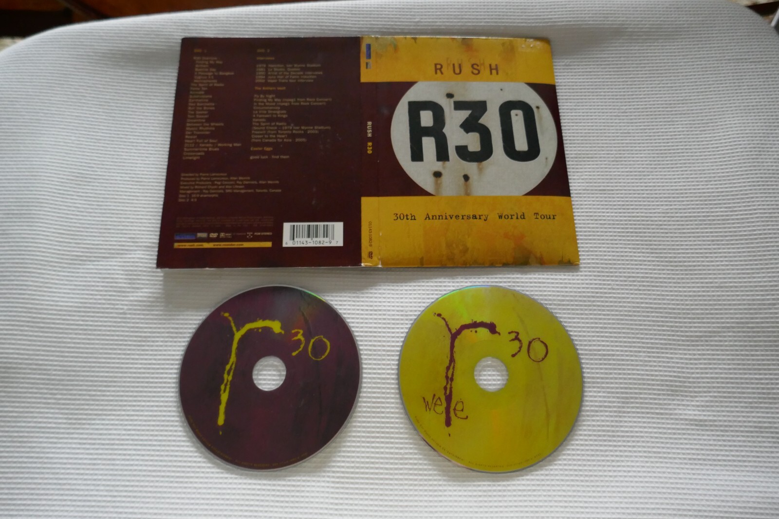 Rush: R30 Double DVD, Hard Rock, RARE, OUT OF PRINT | eBay