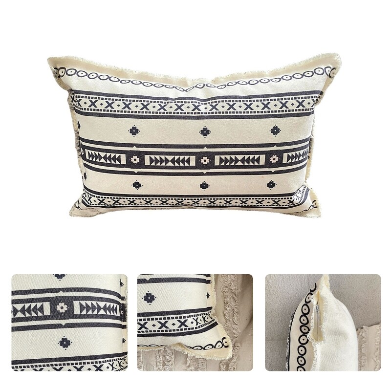 Rectangular Sofa Cushion Waist Pillow Cushion Personality Pillow Double ...